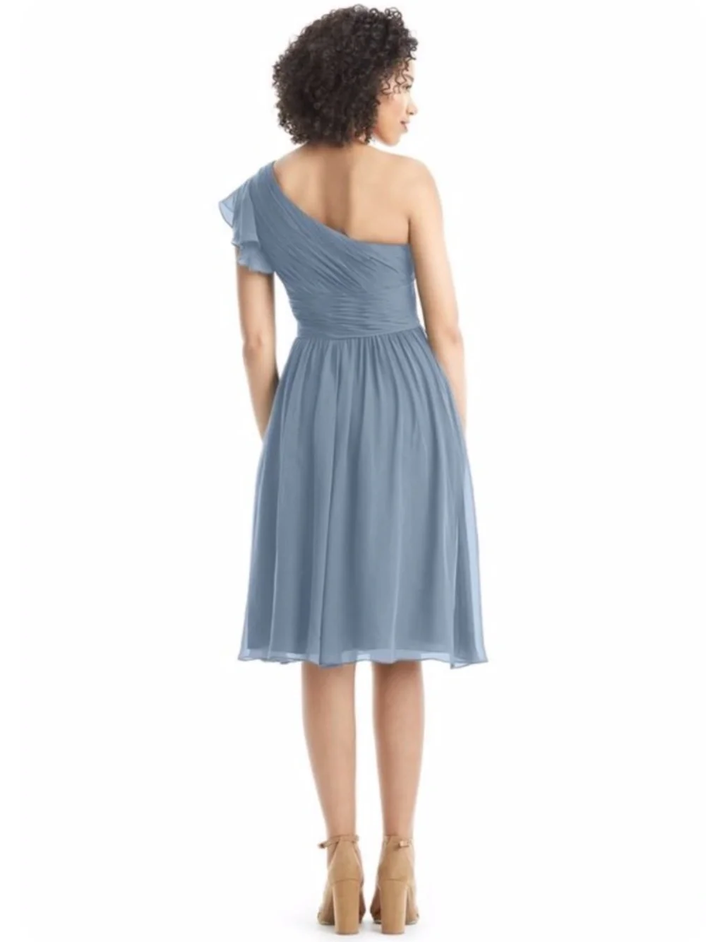 Azazie | Dresses | Azazie Carly Dress Dusty Blue 6 | Poshmark